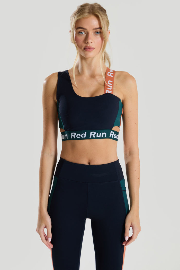 Colour Block Sports Bra - Elements